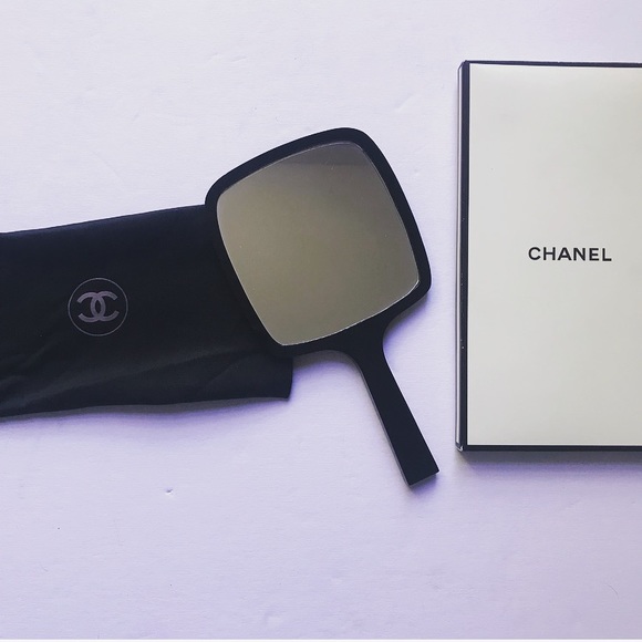 CHANEL | Makeup | Chanel Hand Held Mirror Black | Poshmark